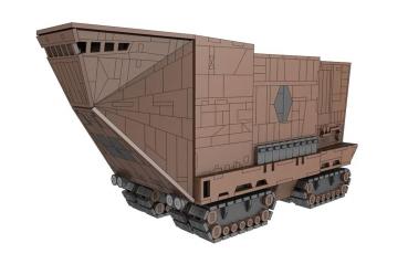 CWWH-Onlineshop - Star Wars - Sandcrawler as 3D large model