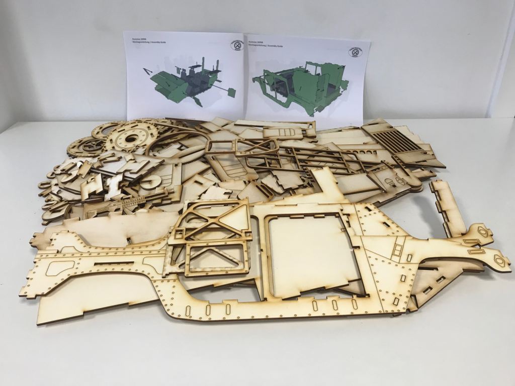 CWWH-Onlineshop - Hummer M998 (HUMVEE) als 3D Großmodell als Laser Cut ...