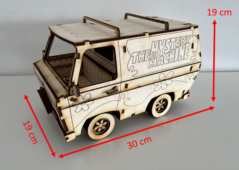 CWWH-Onlineshop - Scooby Doo & the "Mystery Machine" as 3D large model